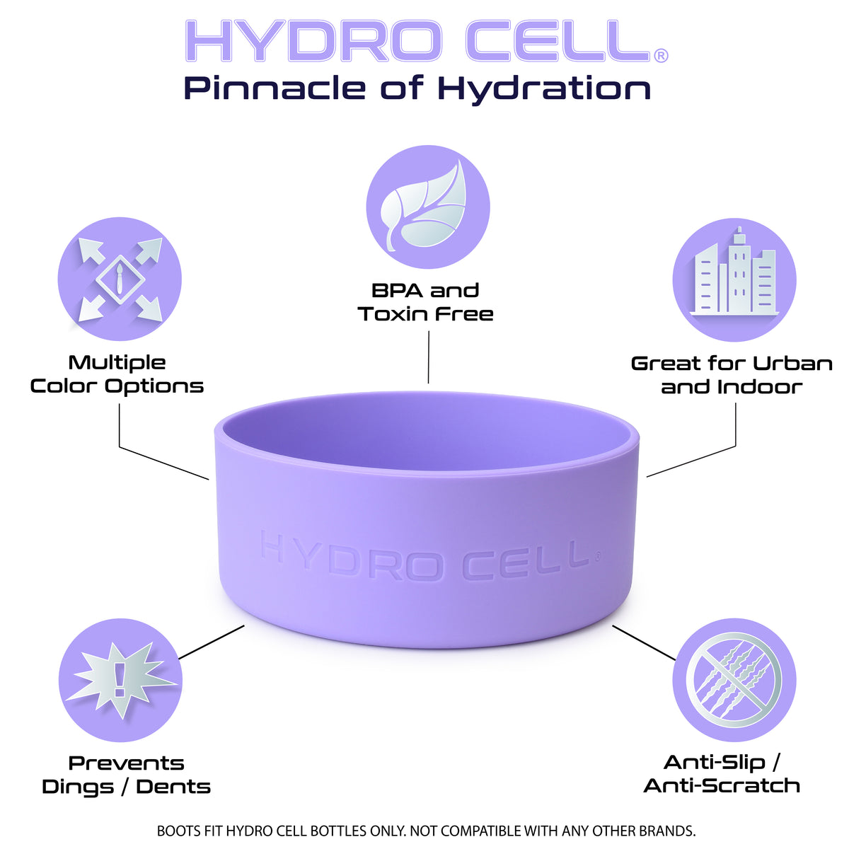 40/32oz Hydro Cell Silicone Protective Bottle Boot